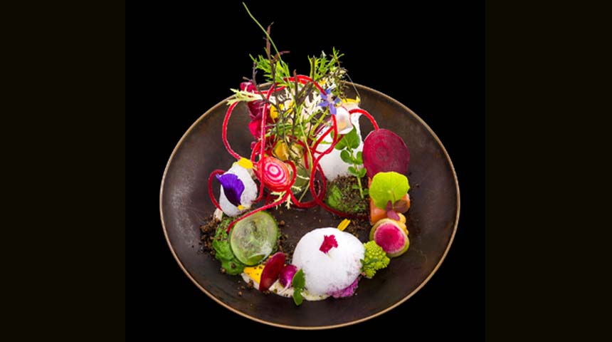 Vegetables with Foam Rocket | Recipes | Metropolis Magazine Japan