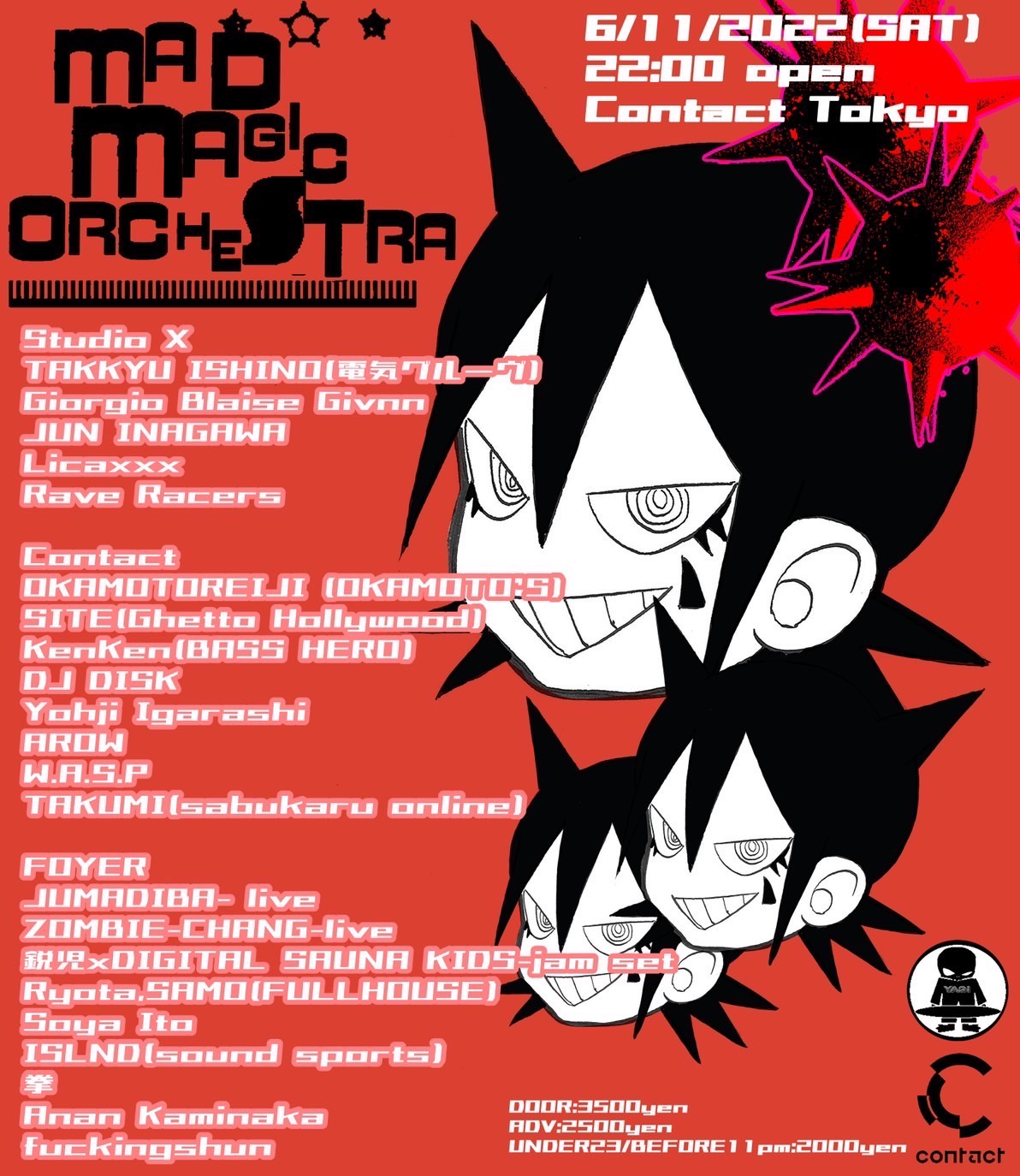 MAD MAGIC ORCHESTRA at Contact Tokyo | Event | Metropolis Japan