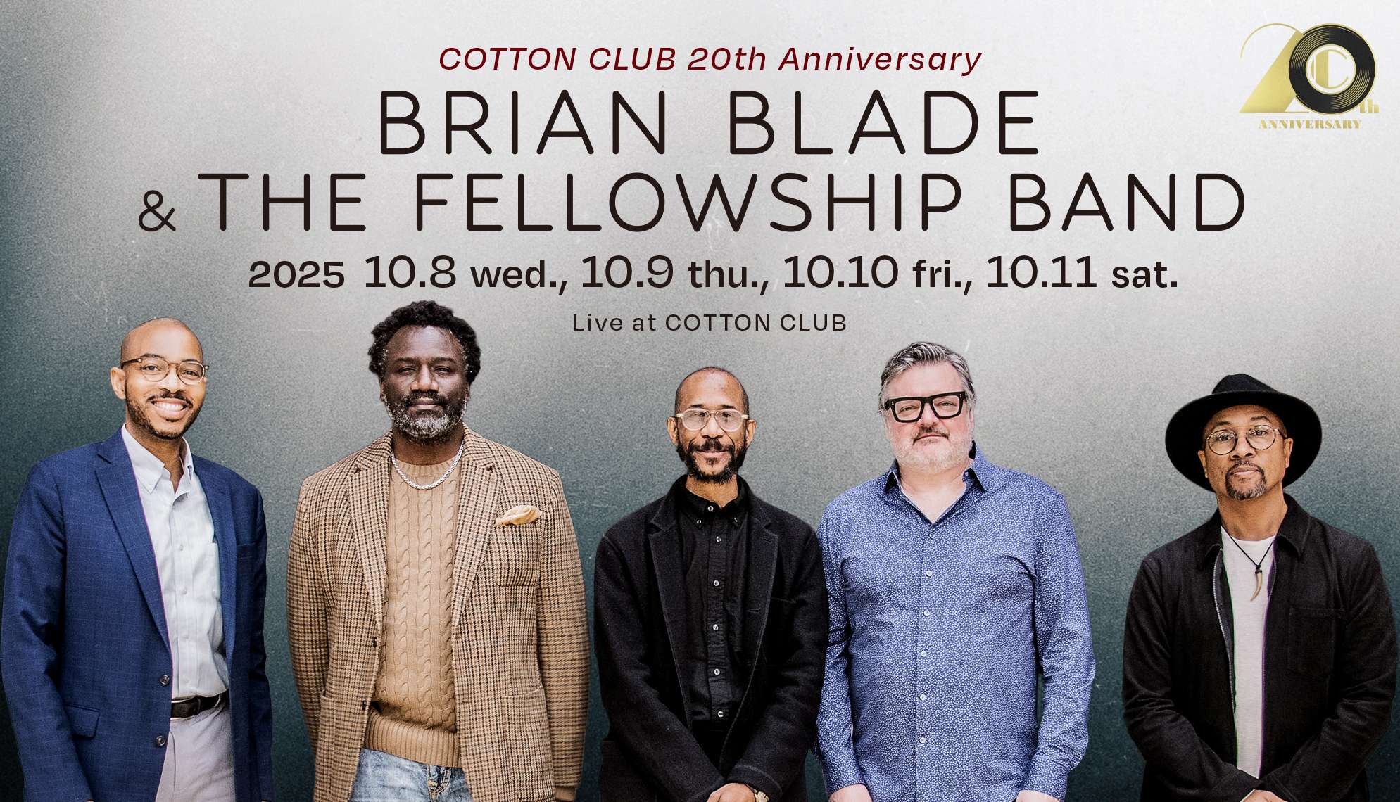 Brian Blade & The Fellowship Band – Live at COTTON CLUB Tokyo ...