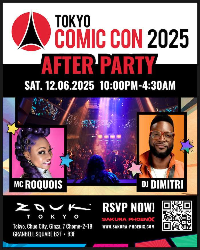 TOKYO COMIC CON AFTER PARTY | Metropolis Japan